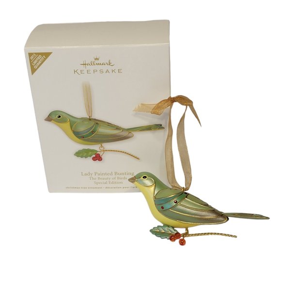 Hallmark | Holiday | Hallmark Keepsake Beauty Of Birds Lady Painted ...